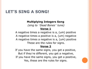 Multiplying and-dividing-integers | PPT