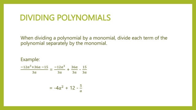 Multiplying-and-dividing-polynomials.pptx | Computing | Technology & Computing
