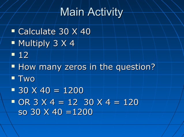 Multiplying 10,100 &1000 | PPT