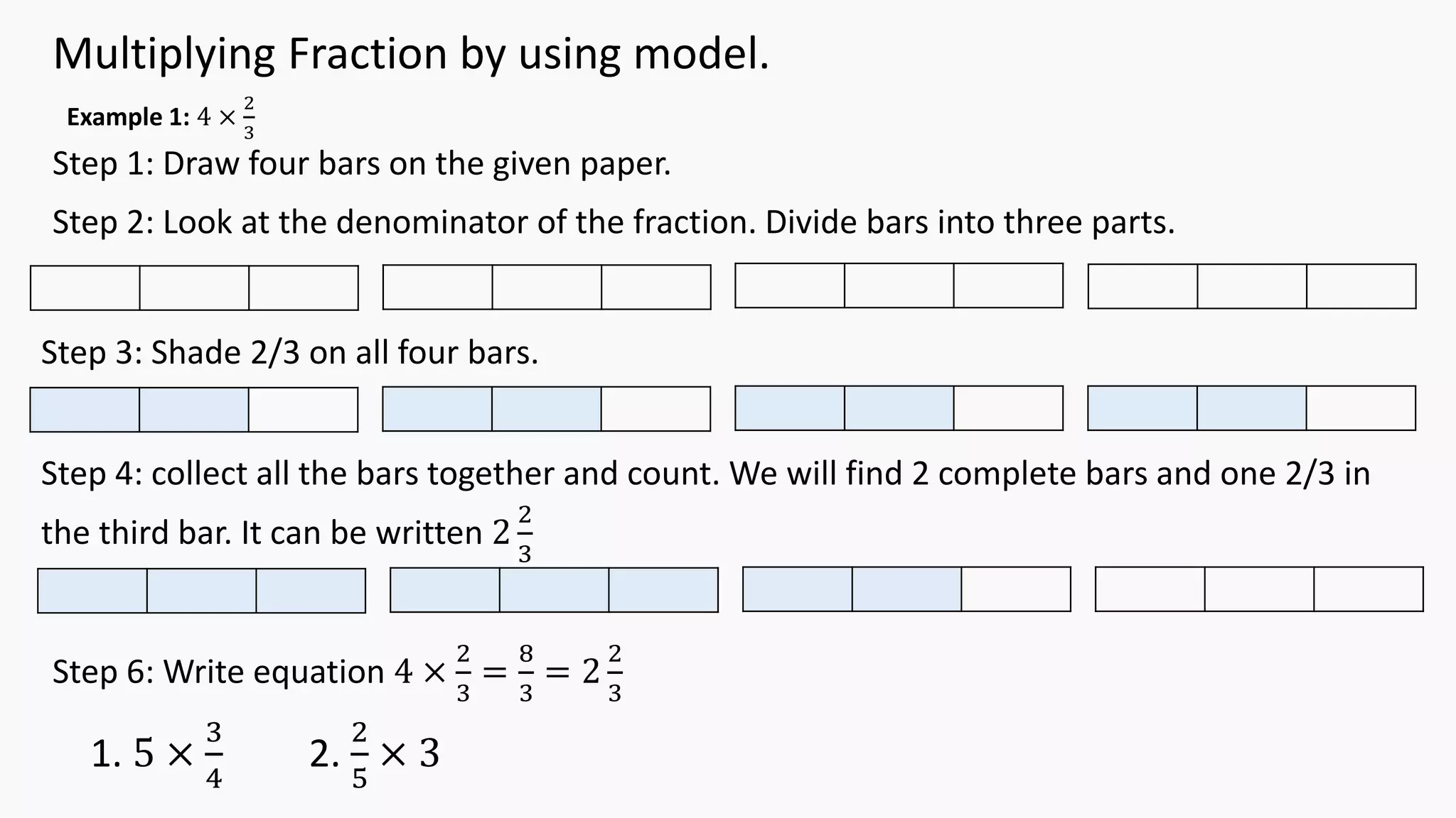 Multiplying and dividing fraction | PPTX