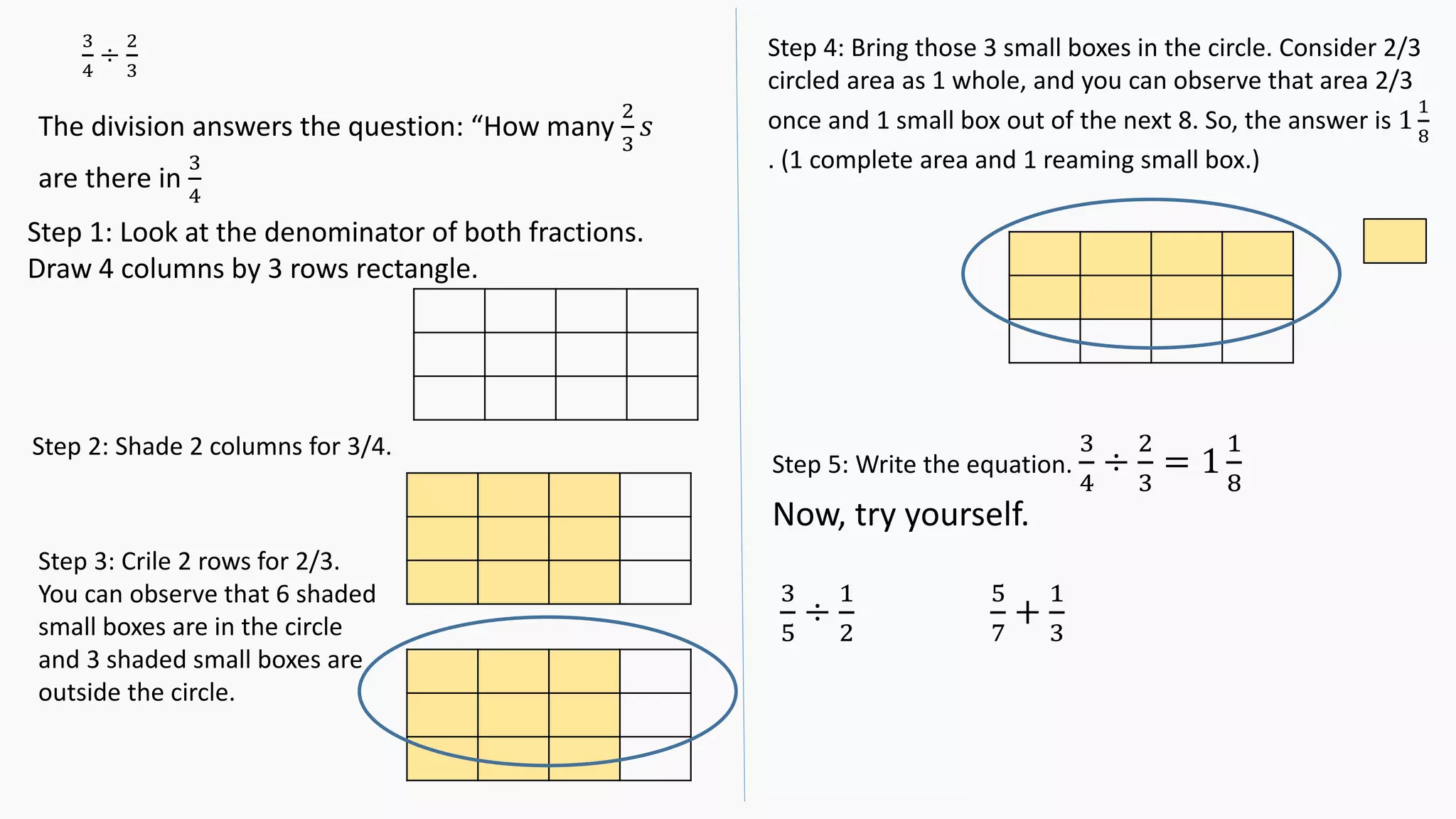 Multiplying and dividing fraction | PPTX