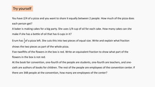 Multiplying and dividing fraction | PPTX
