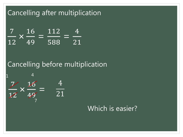 Multiplying and dividing fractions | PPTX