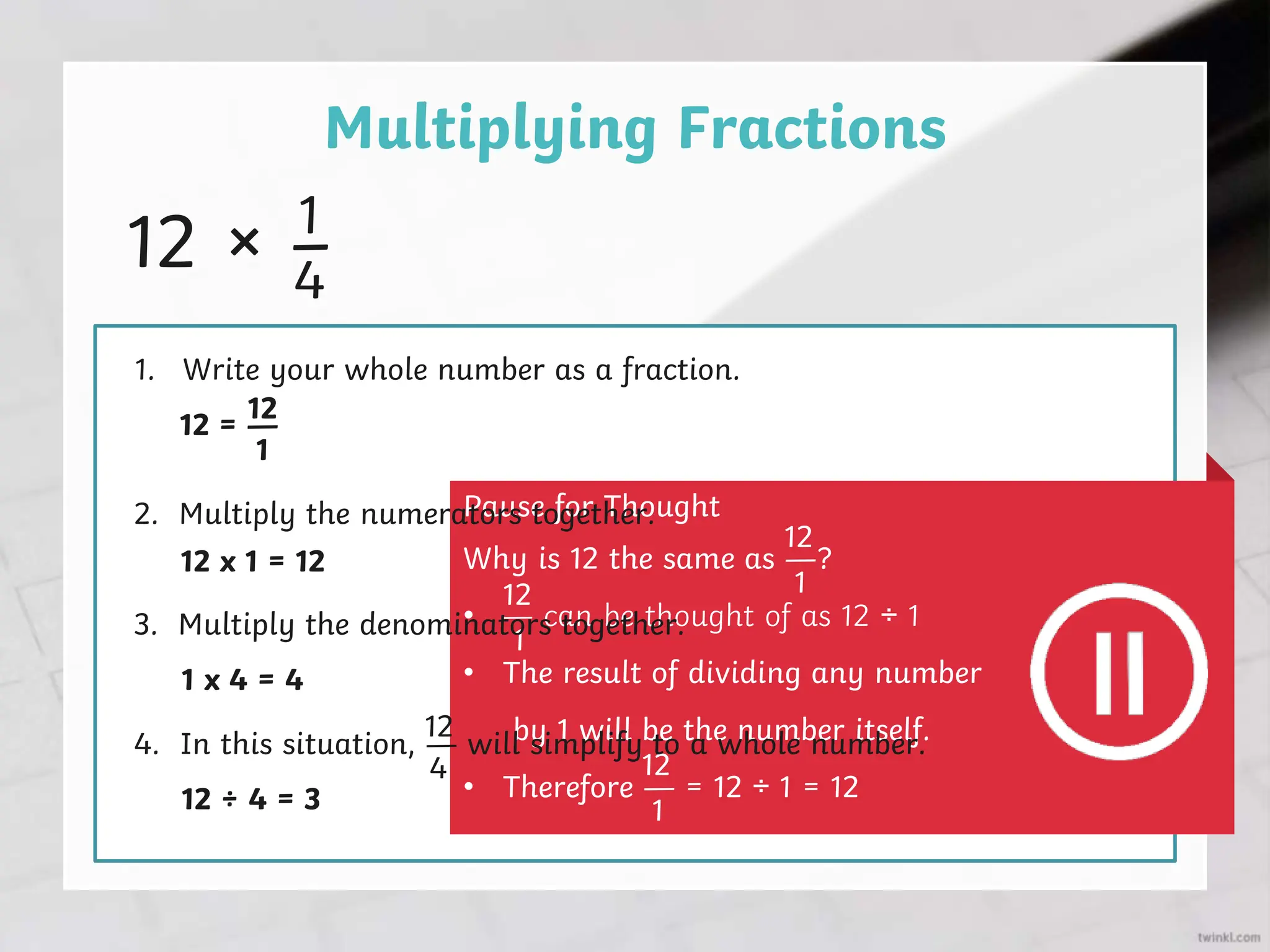 Multiplying and Dividing Fractions - Multiplying Fractions Powerpoint.pptx