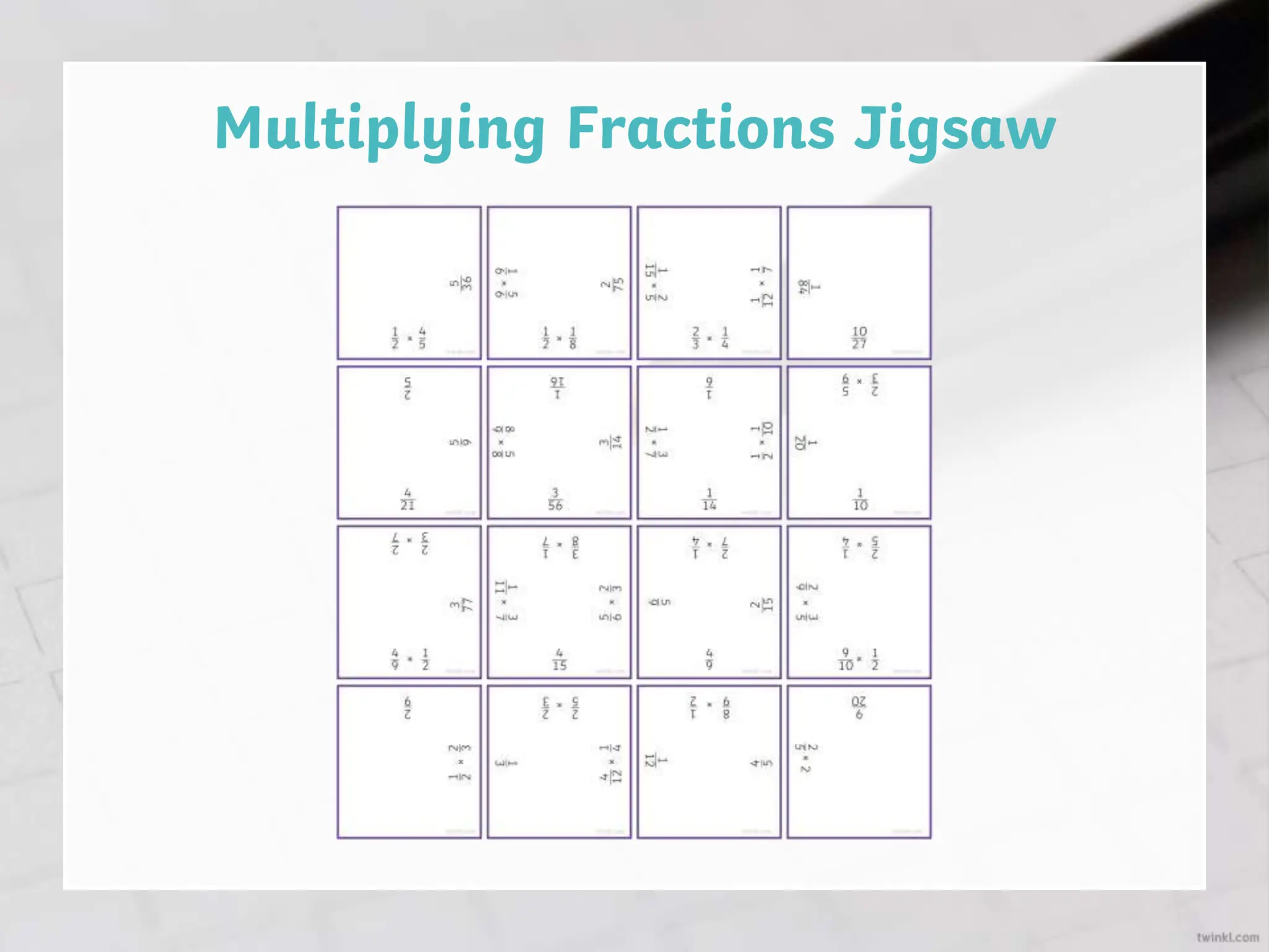 Multiplying and Dividing Fractions - Multiplying Fractions Powerpoint.pptx