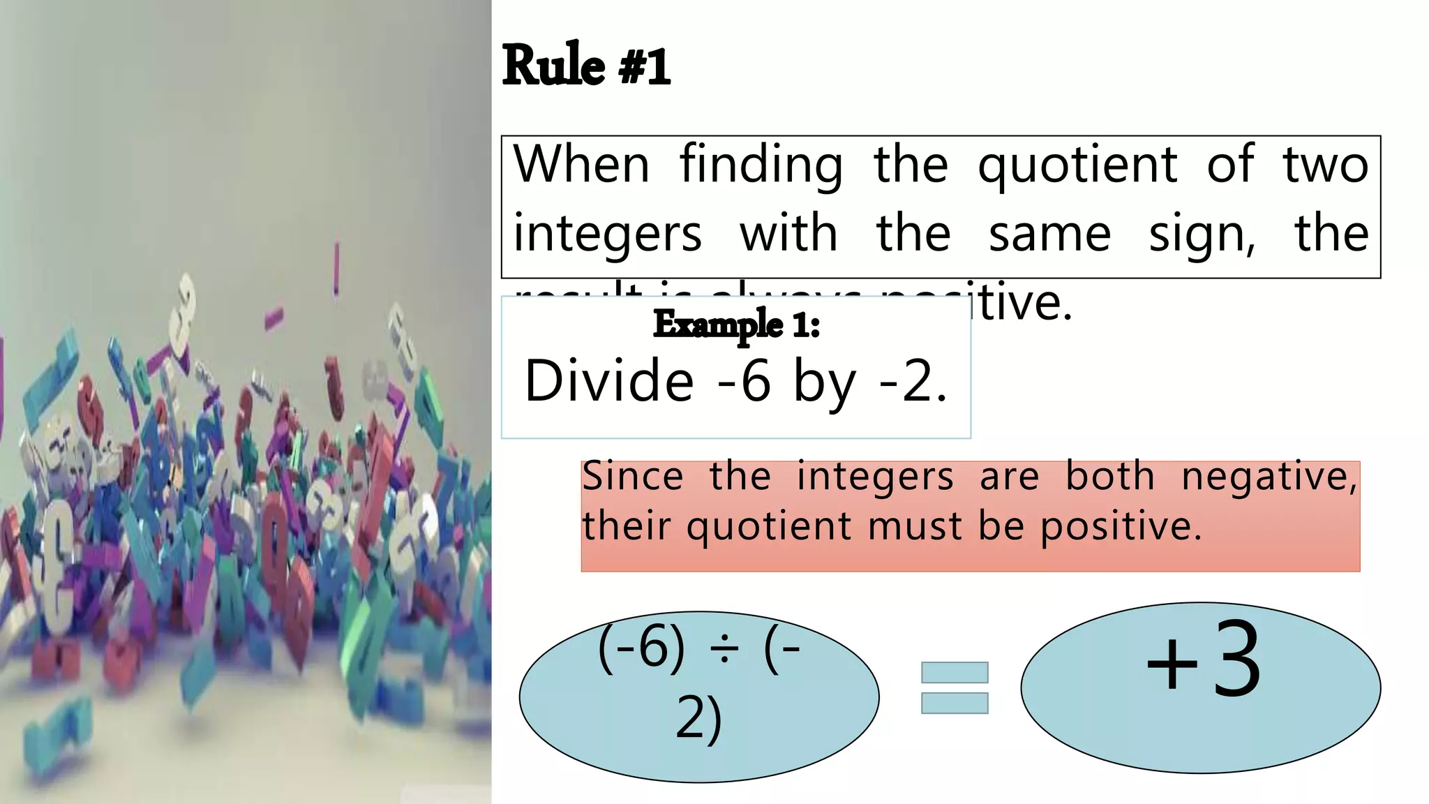 Multiplying and Dividing Integers | PPTX