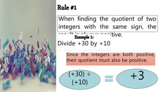 Multiplying and Dividing Integers | PPTX