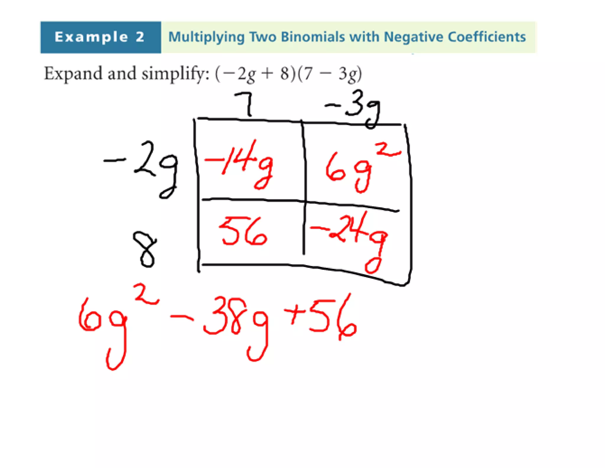 Multiplying binomials | PDF