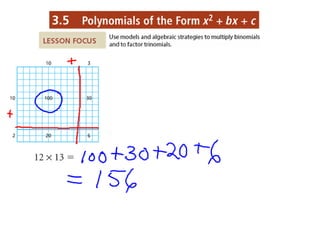 Multiplying binomials | PDF