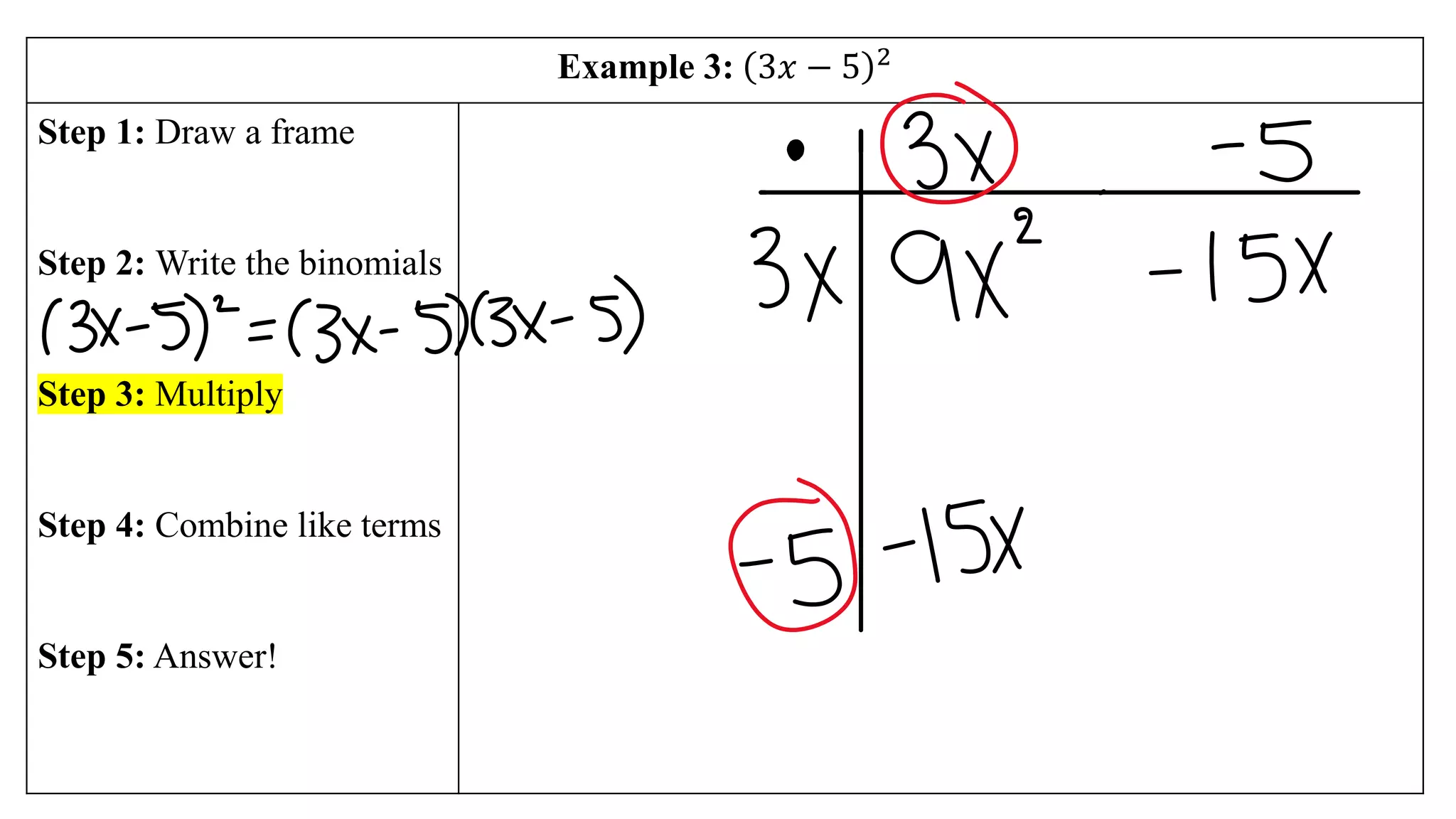 Multiplying binomials examples | PPT