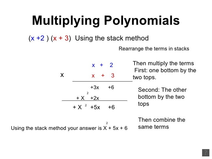 Multiplying Binomialspwp Multiplying Binomialspwp
