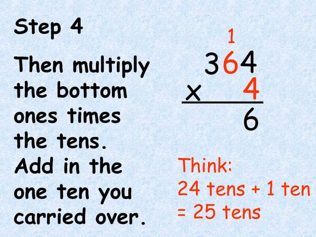 Multiplying by two-and three times one-digit