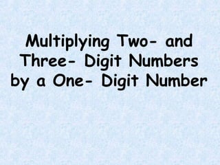 Multiplying by two-and_three digit | PPT