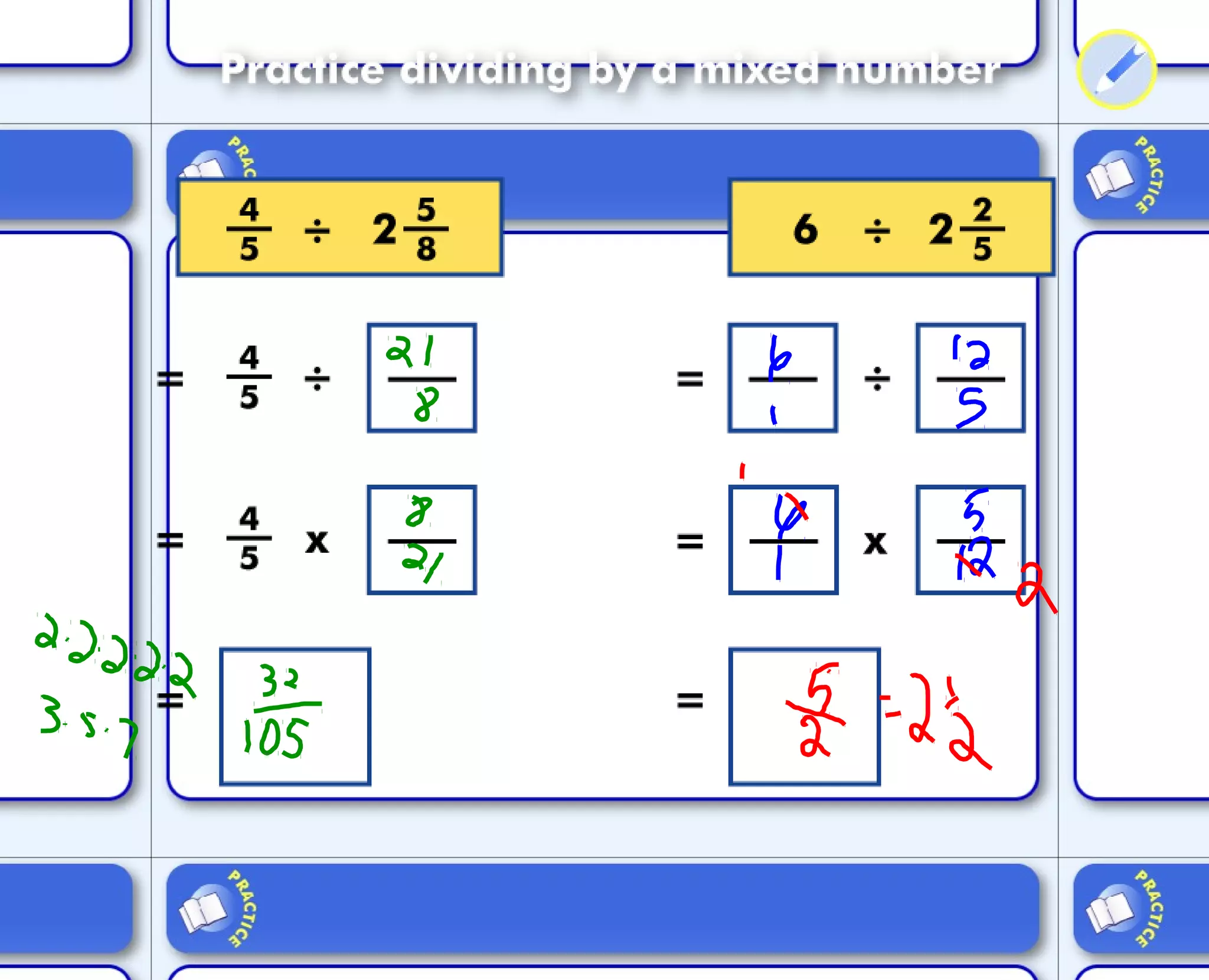 Multiplying & dividing fractions | PPT