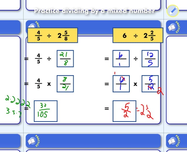 Multiplying & dividing fractions | PPT