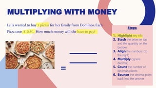 Multiplying Dividing Money PP.pdf . | PDF
