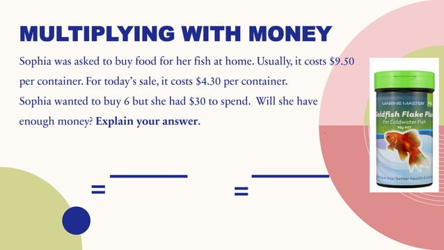 Multiplying Dividing Money PP.pdf . | PPT