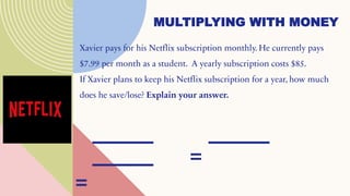 Multiplying Dividing Money PP.pdf . | PDF | Stocks and Bonds | Personal ...