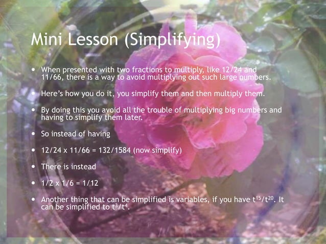 Multiplying & dividing rational expressions | PPTX