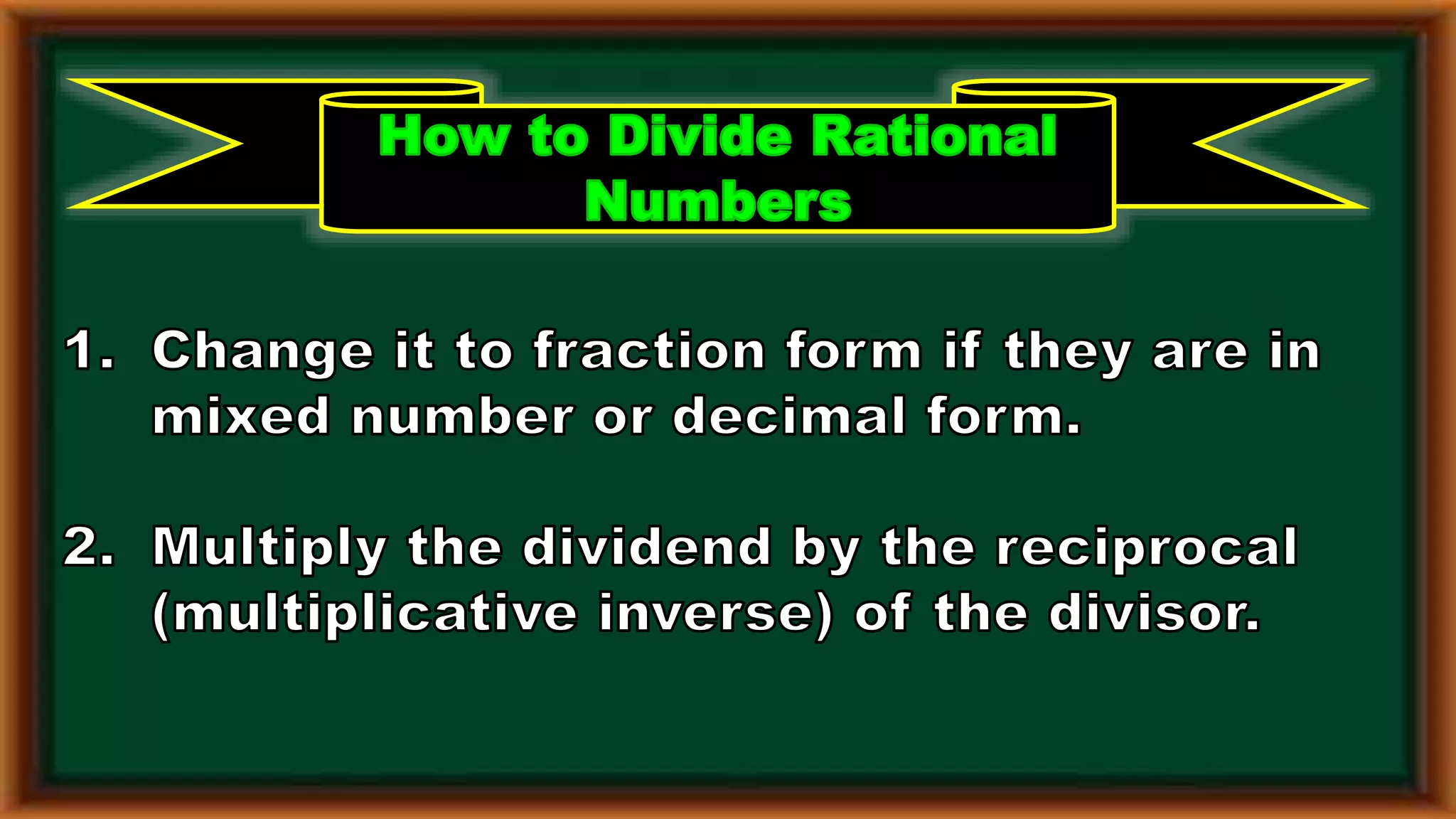 Multiplying & dividing rational numbers | PPTX