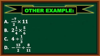 Multiplying & dividing rational numbers | PPTX