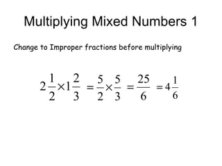 Multiplying+fractions | PPT