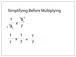 Multiplying fractions | PPT