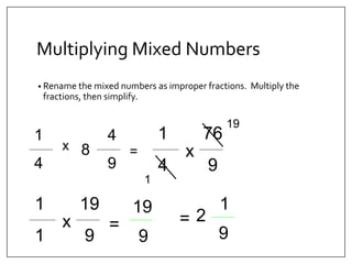 Multiplying fractions | PPT