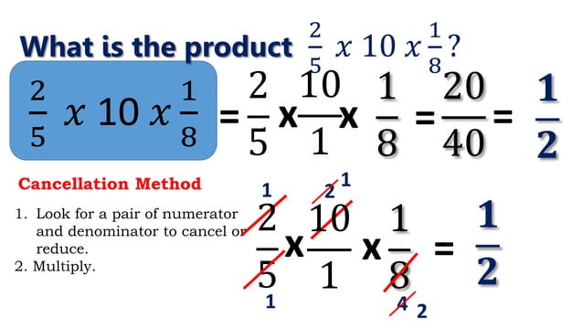Multiplying Fractions.pptx | Homework and Study | Education