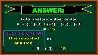 Multiplying integers | PPT