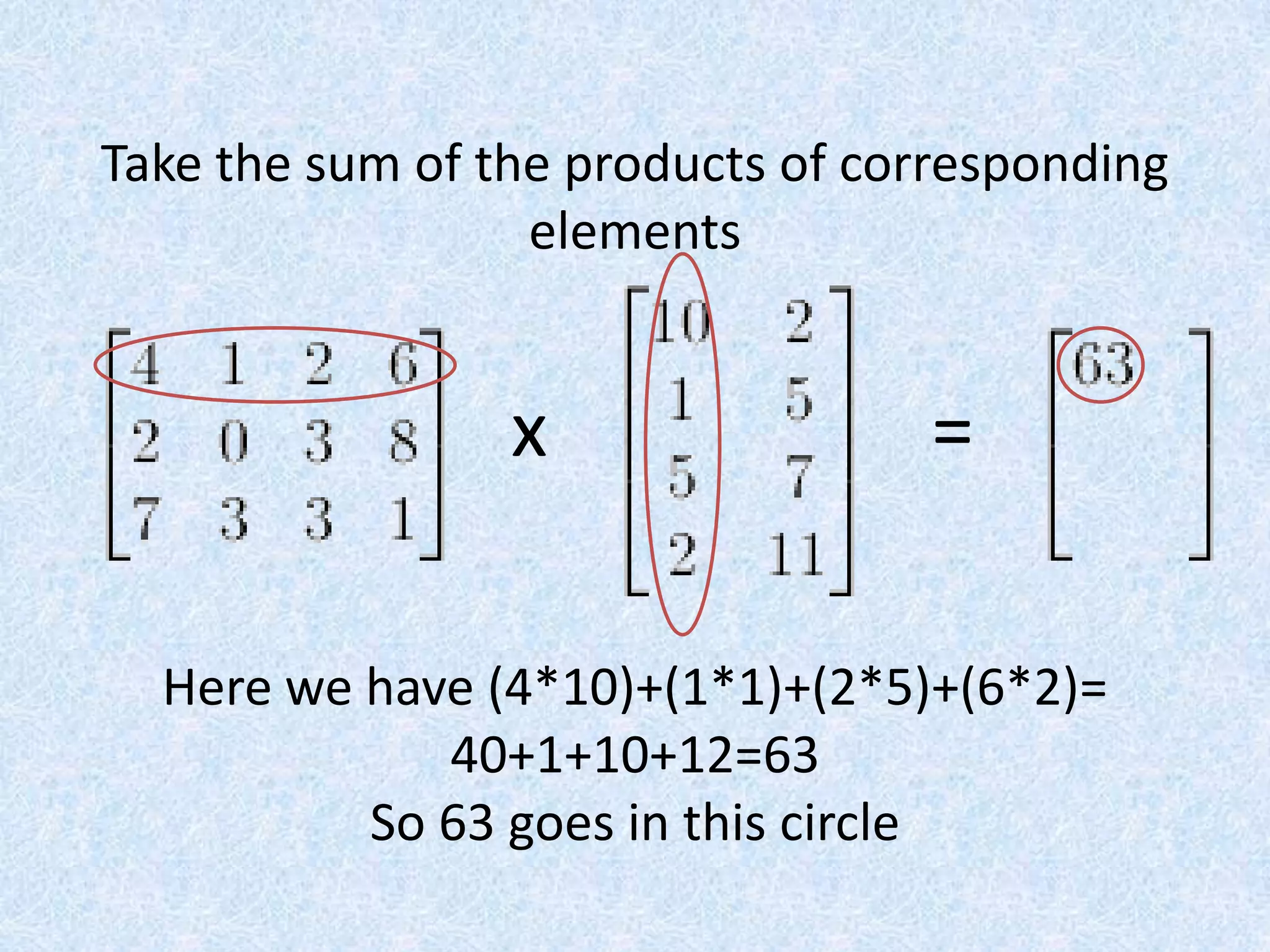 Multiplying Matrices | PPT