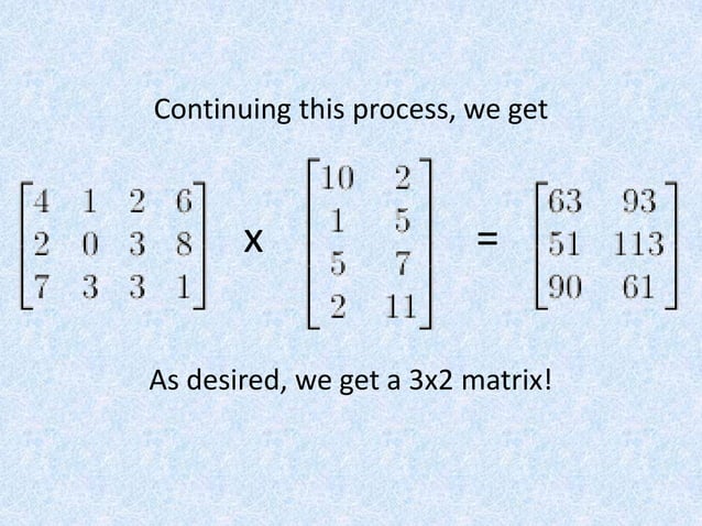 Multiplying Matrices | PPT