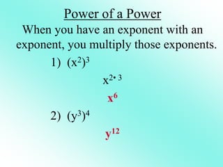 Multiplying Monomials | PPTX