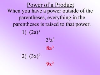Multiplying Monomials | PPTX