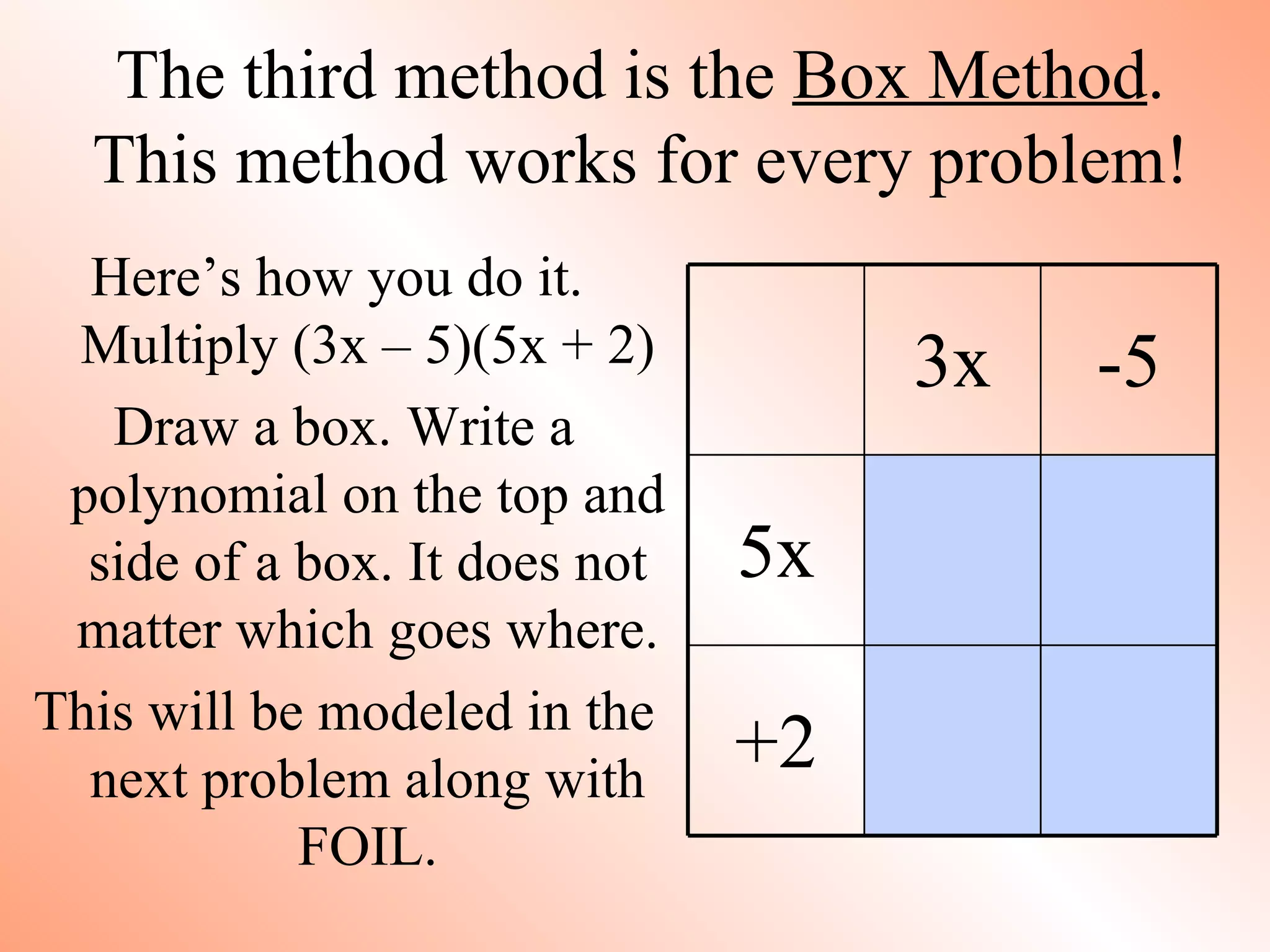 Multiplying polynomials | PPT | Science