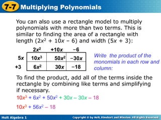 Multiplying polynomials | PDF