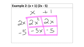 Multiplying polynomials examples | PDF
