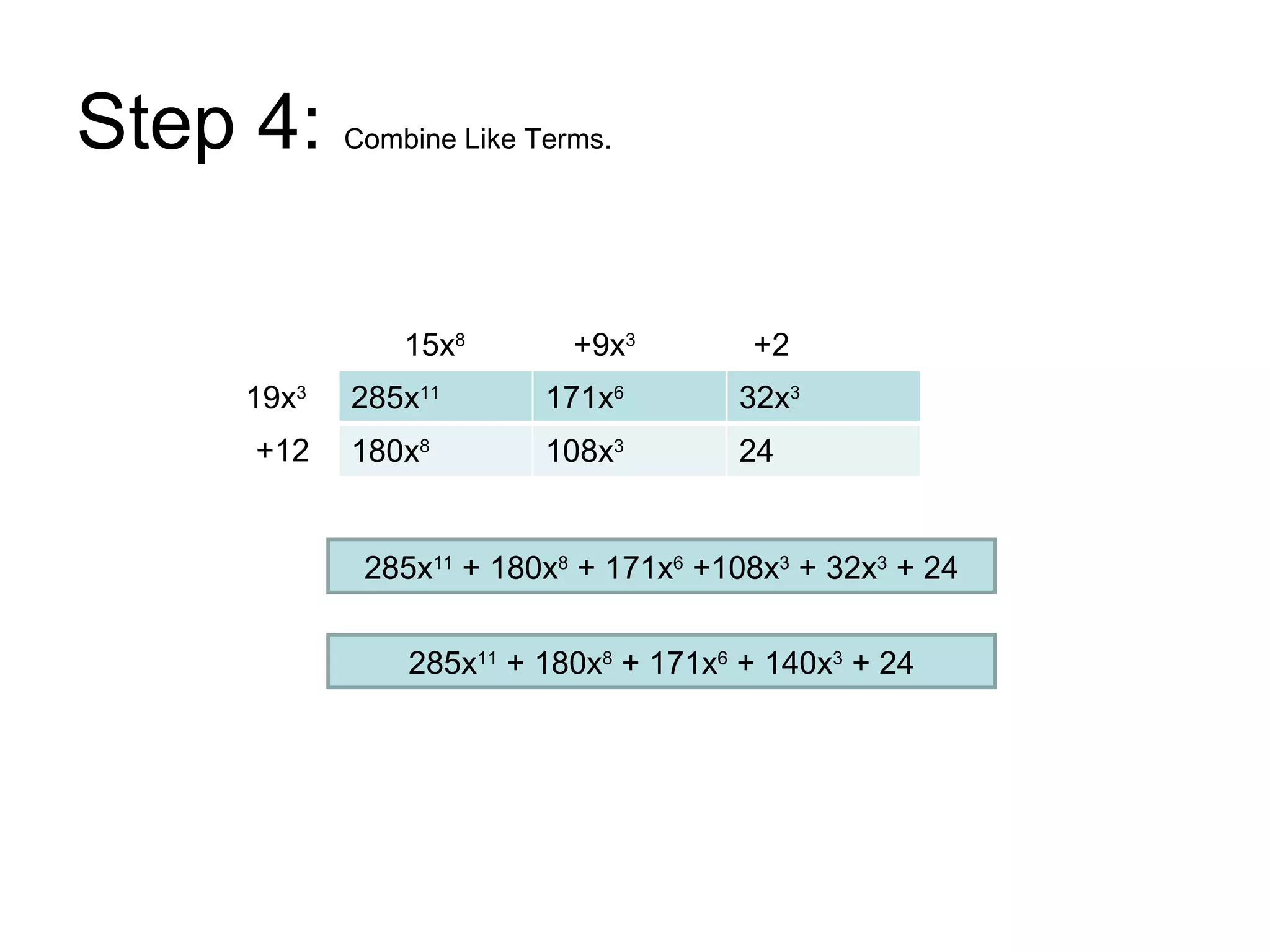 Multiplying polynomials powerpoint | PPT