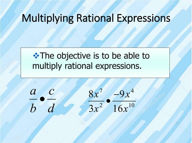 Multiplying rationalexpressions | PPT