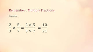 Multiply mixed numbers ppt | PPTX