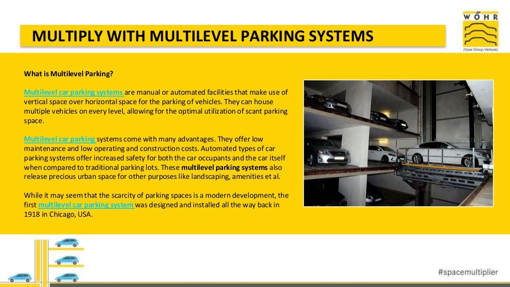 Multiply with Multilevel Parking Systems | PPT