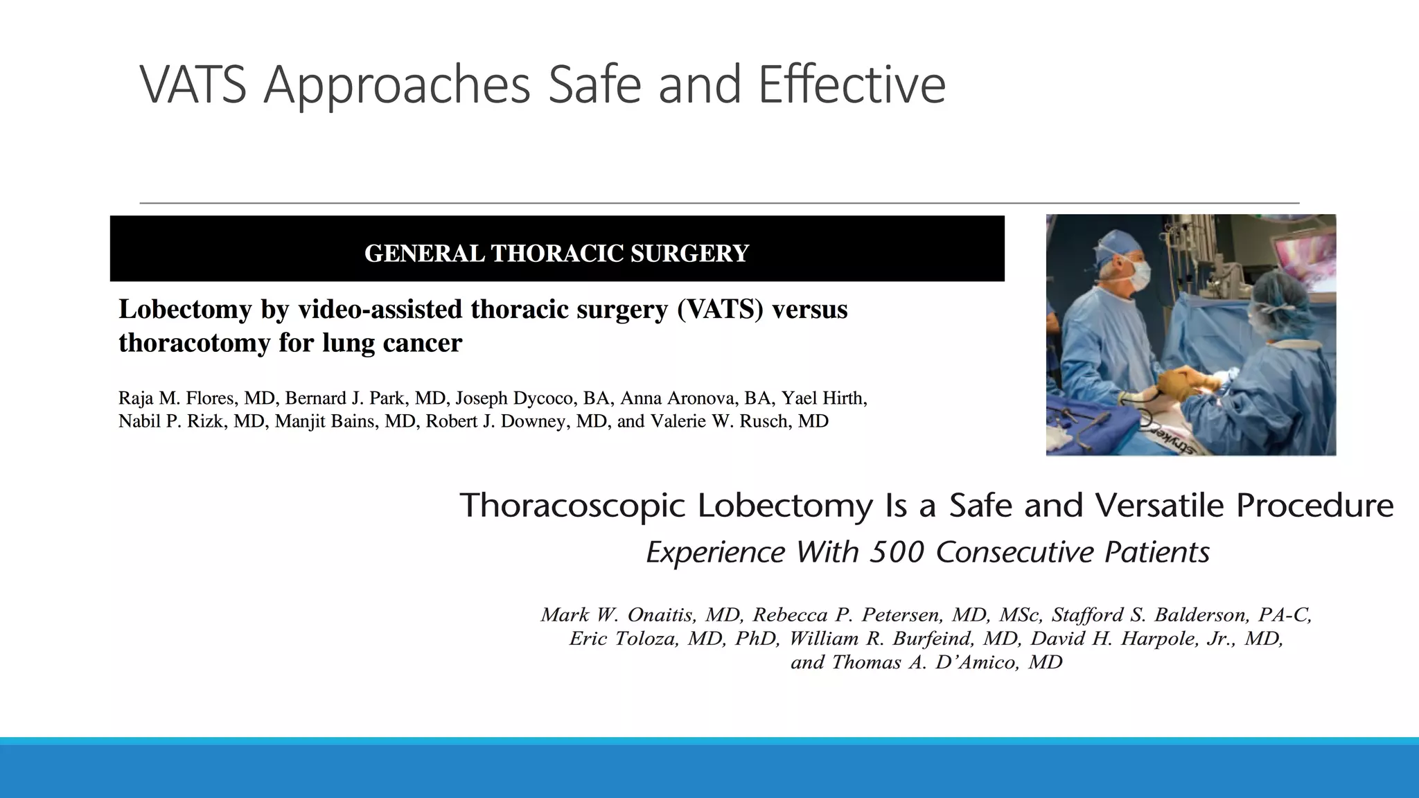 LUNG CANCER TREATMENT: THE SURGEONS ROLE AND PERSPECTIVE | PDF