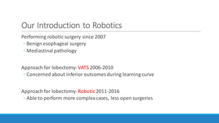 LUNG CANCER TREATMENT: THE SURGEONS ROLE AND PERSPECTIVE | PDF