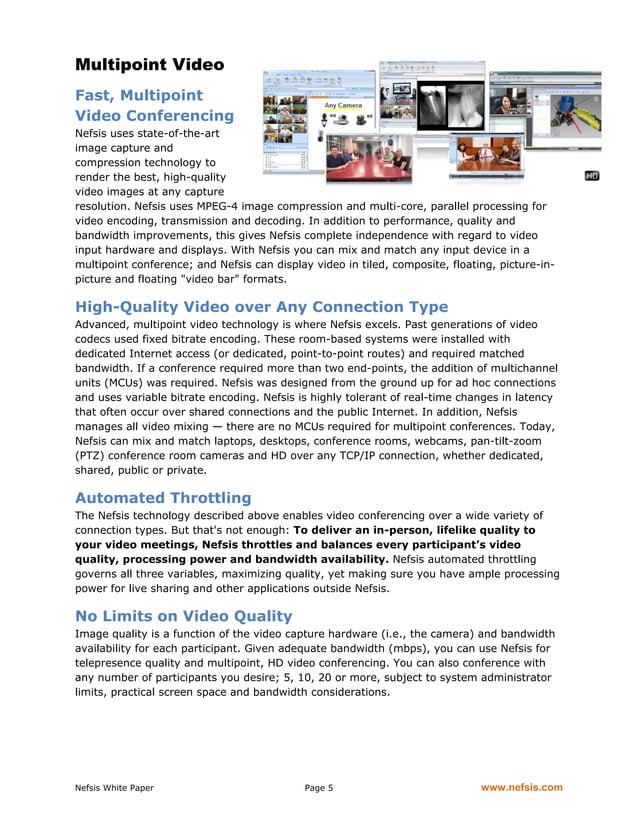 Multipoint Video Conferencing | PDF