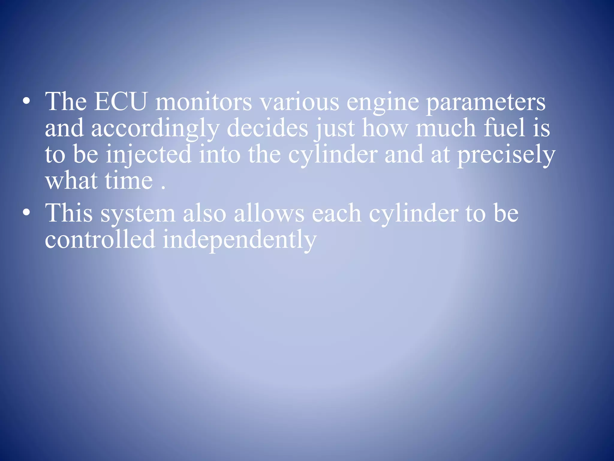 Multi Point Fuel Injection Ppt