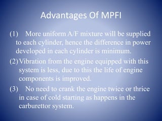 Multi point fuel injection | PPT