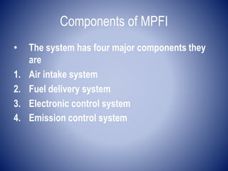 Multi point fuel injection | PPT