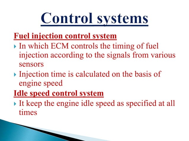 Multi point fuel injection | PPTX | Auto Parts | Automotive