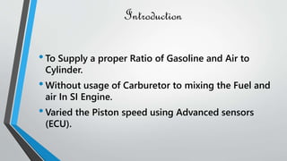 Multi point fuel injection system | PPTX