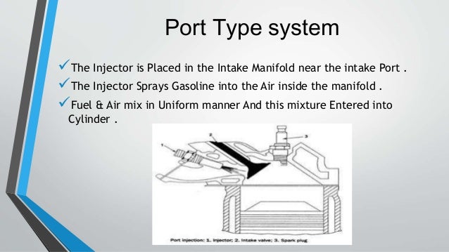 Multi point fuel injection system